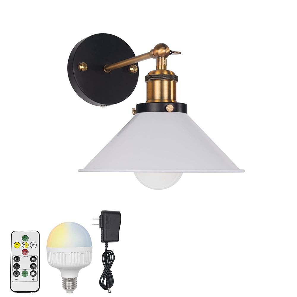 Click here for Fsliving Remote Control Vintage Wall Sconce Macaro... prices