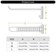 100Pcs Adhesive Cable Ties Clamp Adjustable Cable Organizers Wire ...