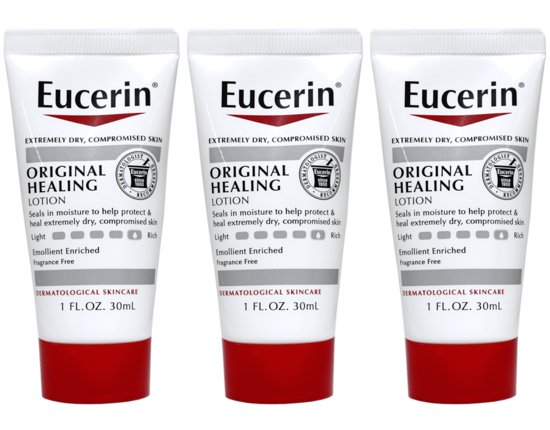Eucerin Original Healing Emollient Enriched Lotion Fragrance Free ...