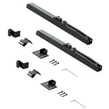 deevoka 2 Pieces Barn Door Mechanism 1 Way Operation with Hooks Hole ...