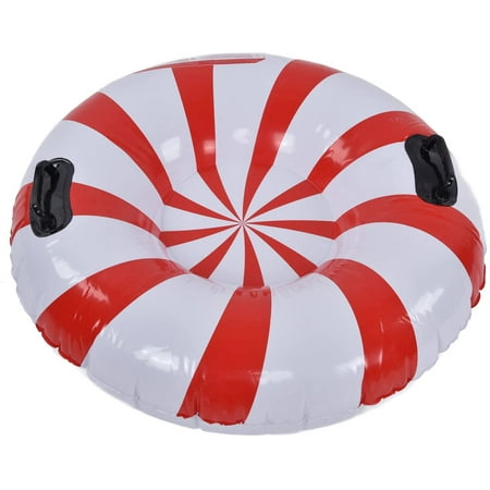Snow Tube Sled for Kids and Adults, Heavy Duty Inflatable Snow Tubes ...