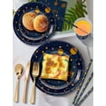 Birthday Party Tableware, 161 Pieces Navy Blue Gold Party Supplies ...