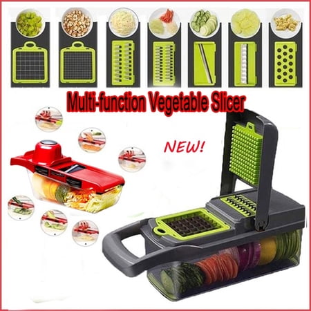Multi-function Vegetable Slicer Kitchen Mandolin Potato Chipper Food ...
