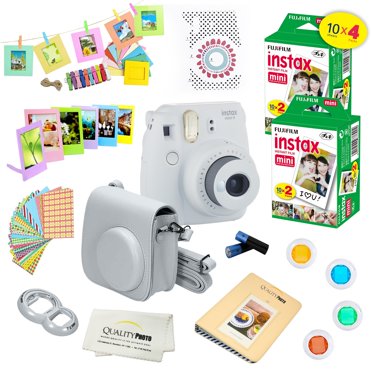 Fujifilm INSTAX Mini 9 Instant Film 10 Pack 100 SHEETS (White) For ...