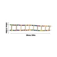 Bird Parrot Swing Toys, Chewing Standing Hanging Perch Hammock Climbing ...