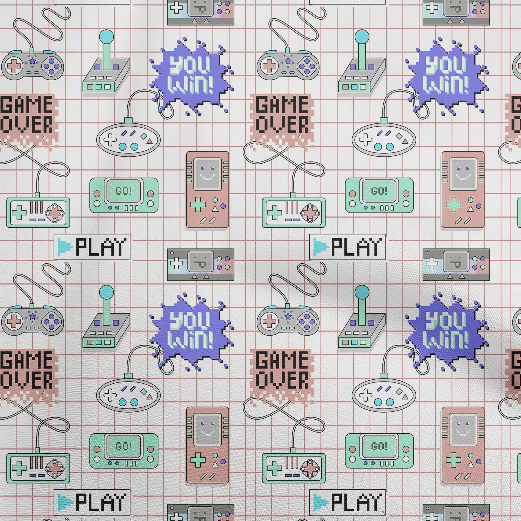 oneOone Silk Tabby Brown2 Fabric Game Video Game Diy Clothing Quilting ...