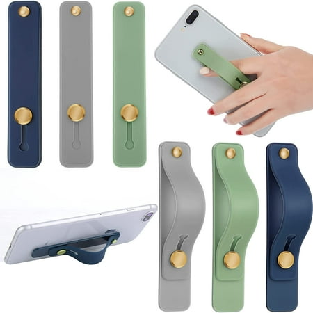 6 Pieces Phone Grip Holder Cell Phone Grip Strap Telescopic Phone ...