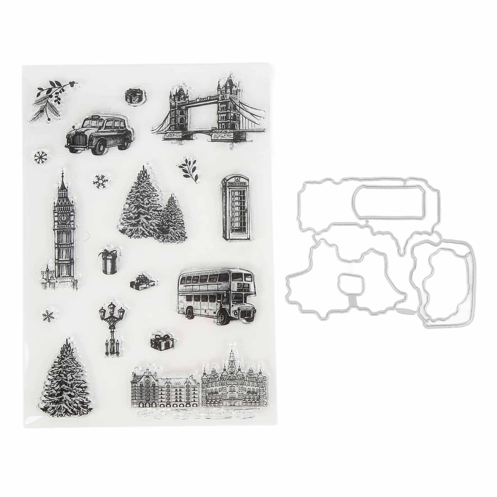 Sello transparente, sellos navideños, sellos transparentes para ...