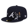 Men's New Era Navy Atlanta Braves Looney Tunes Bugs Bunny 59FIFTY ...