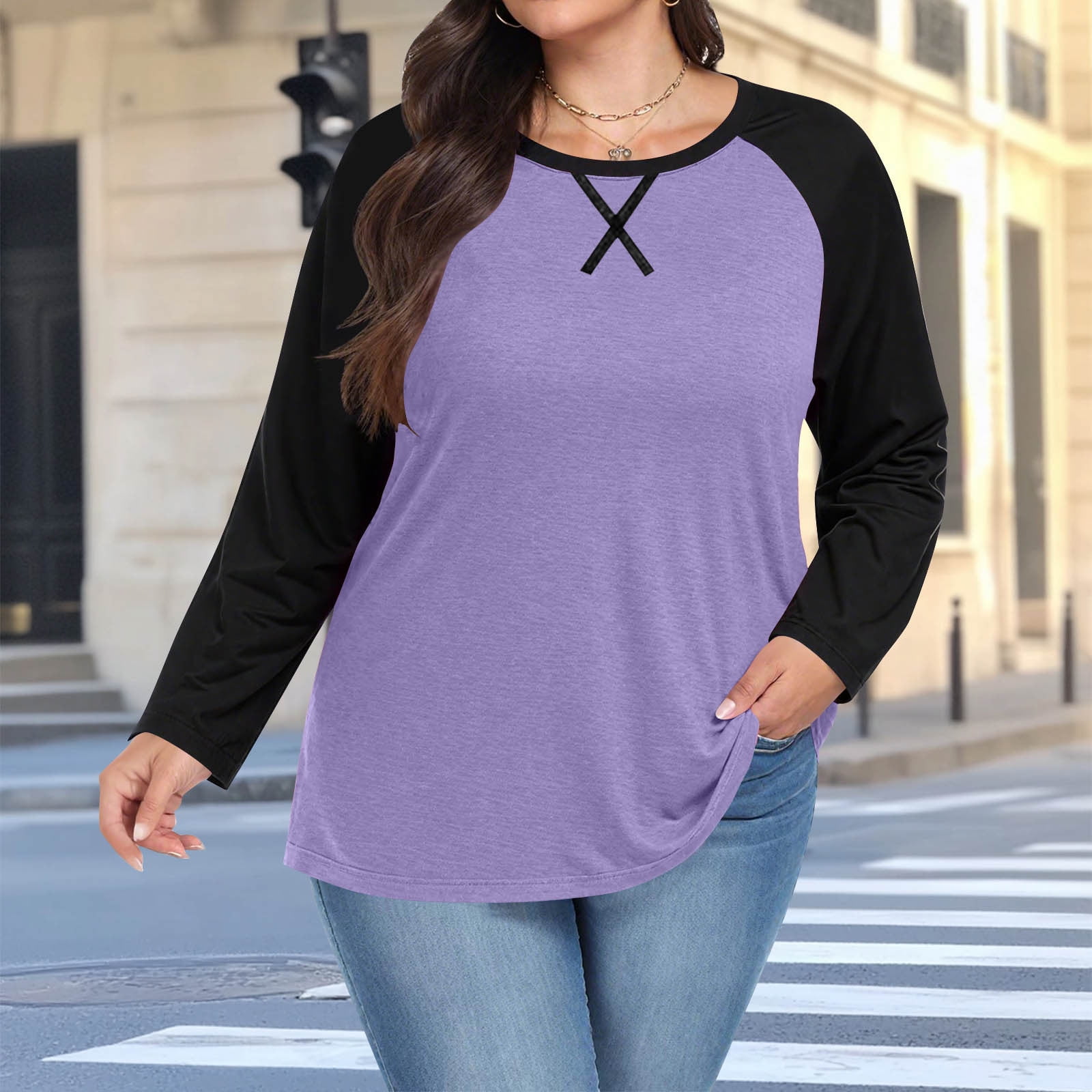 Click here for Mevxay Plus Size Tunic Tops For Women Long Sleeve... prices