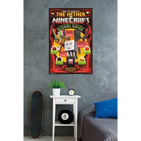 Minecraft - The Nether Poster Mount Bundle - Walmart.com - Walmart.com
