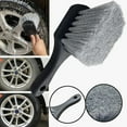 Car Wheel Cleaning Brush Short Handle Tire Rim Detail Brush for ...
