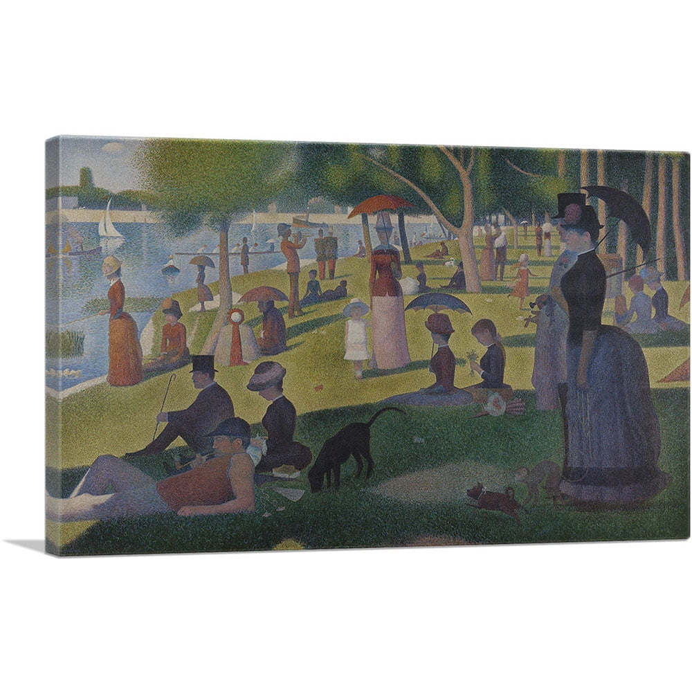 ARTCANVAS A Sunday Afternoon on the Island of La Grande Jatte 1884 ...