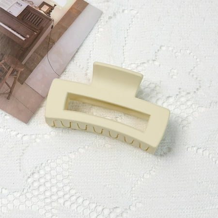 Large Hairpin Frosted Plastic Hair Grab Korean Style Coil Hair Grabber ...