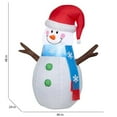 Holiday Living 4-ft Lighted Snowman Christmas Inflatable - Walmart.com