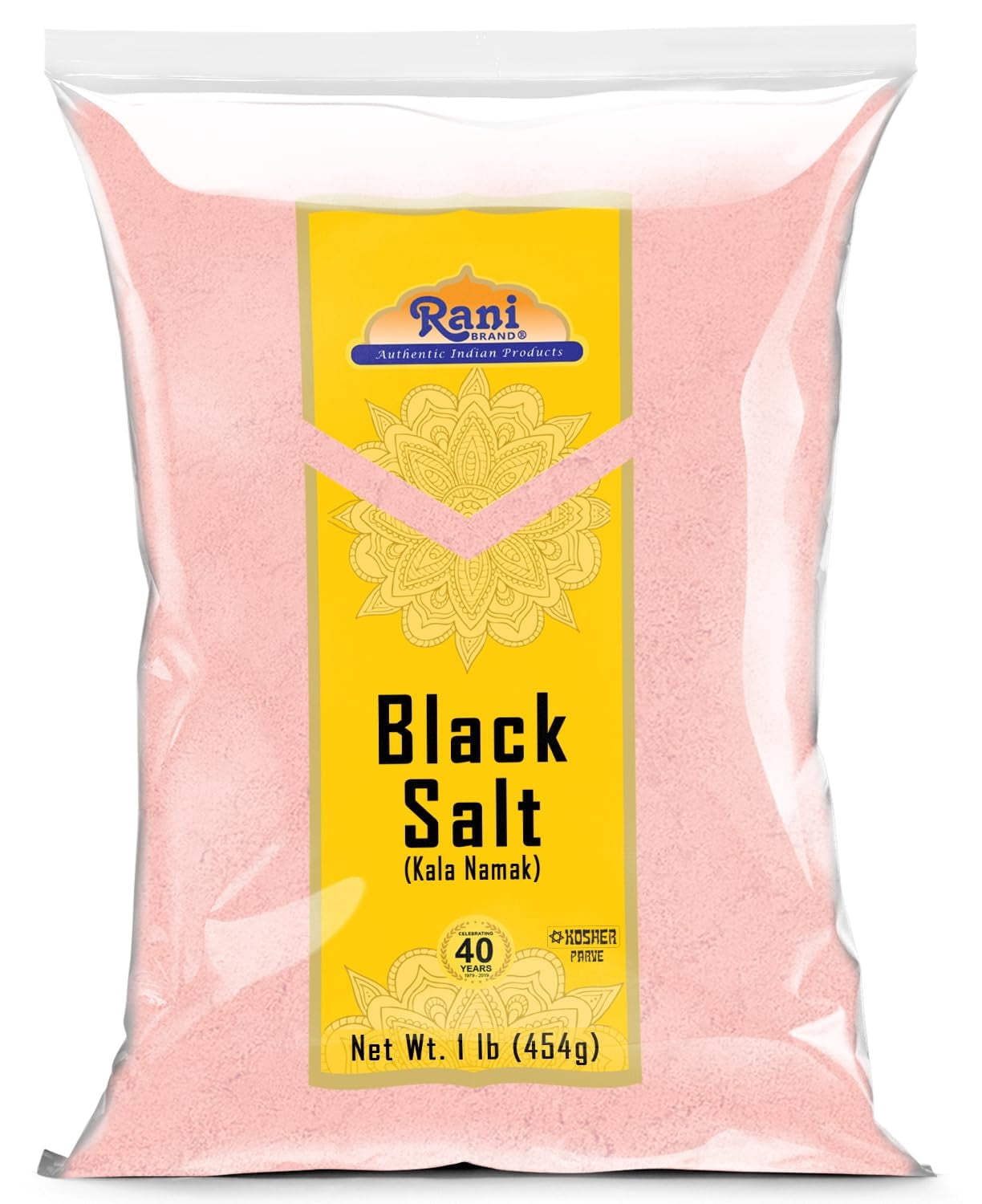 Rani Black Salt Powder (Kala Namak) Mineral 16oz (1lb) 454g ~ Unrefined ...
