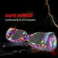 Hoverstar Flash Wheel Hoverboard 6.5 In., Bluetooth Speaker with LED ...