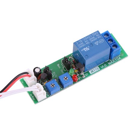 Herwey DC 5V 12V 24V Adjustable Cycle Timer Delay On/Off Switch Relay ...