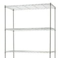 TRINITY BASICS EcoStorage 5 Tier Adjustable Wire Shelving w/ Wheels ...