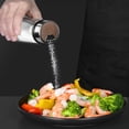7 oz Salt Pepper Shakers with Adjustable Outlet Holes Clear Glass ...