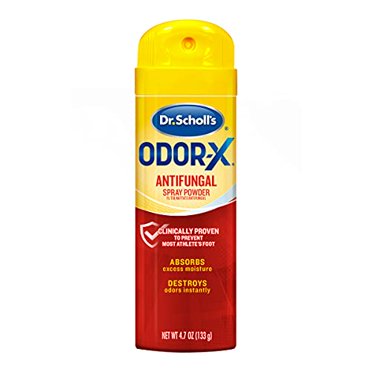 Dr. Scholl’s Odor-X Odor-Fighting Spray Powder (4.7 oz) for All-Day ...