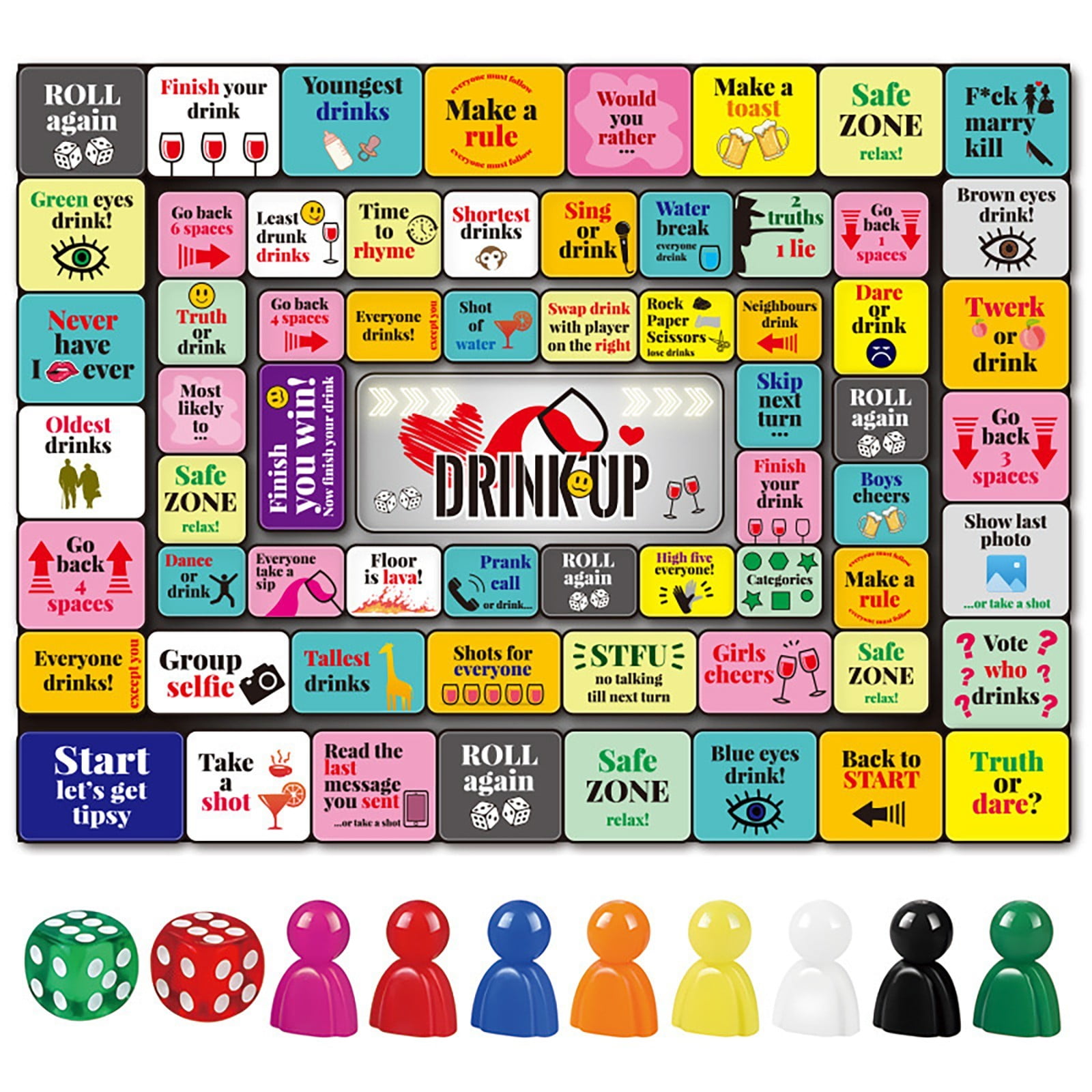 asddcavvf Thursday Themed Party Board Game for Kids Family Tabletop ...