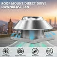 HAN'KITCHEN'LON'S Roof Exhaust Fan, 26" Axial Downblast, Direct Drive ...