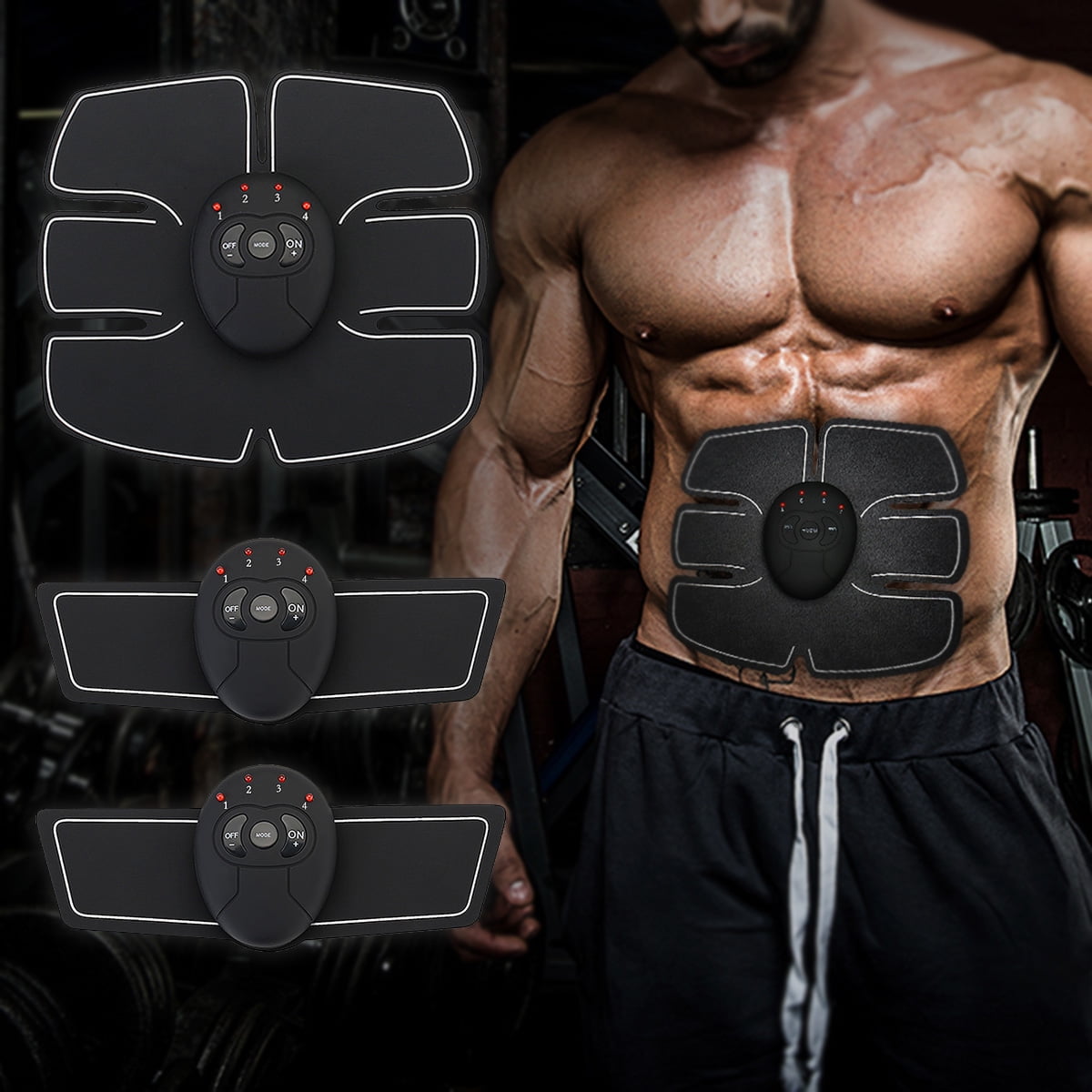 Abs Toning Belts, EMS Muscle Stimulator, Abs Trainer Body Fitness ...