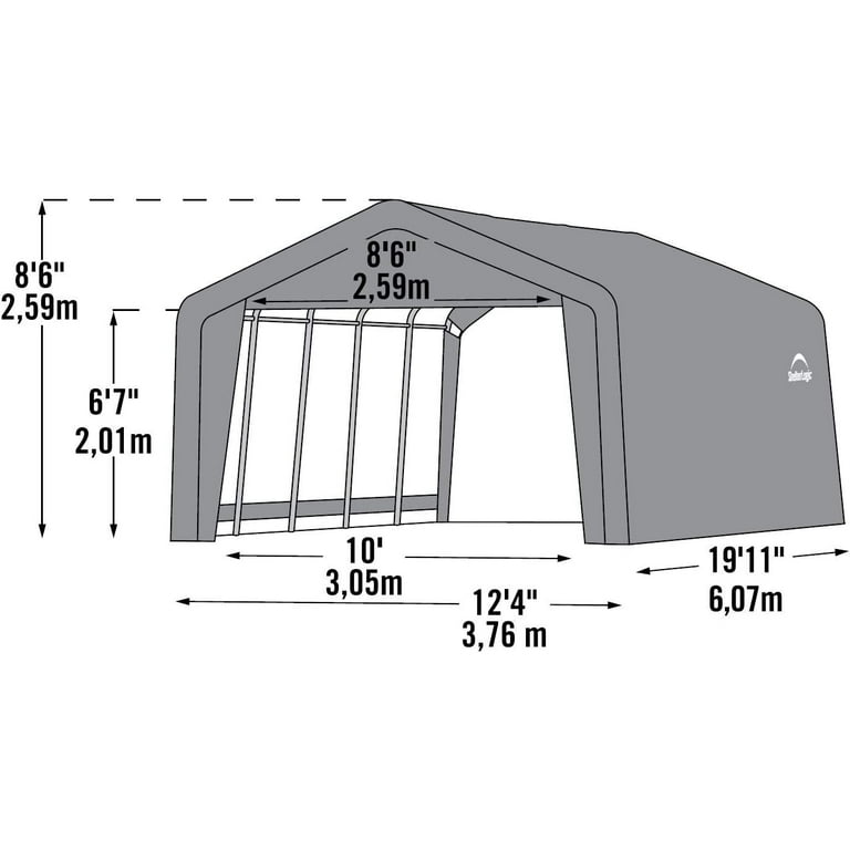CoverPro Harbor Freight 10x17 Car Garage Canopy Tacoma, 41% OFF