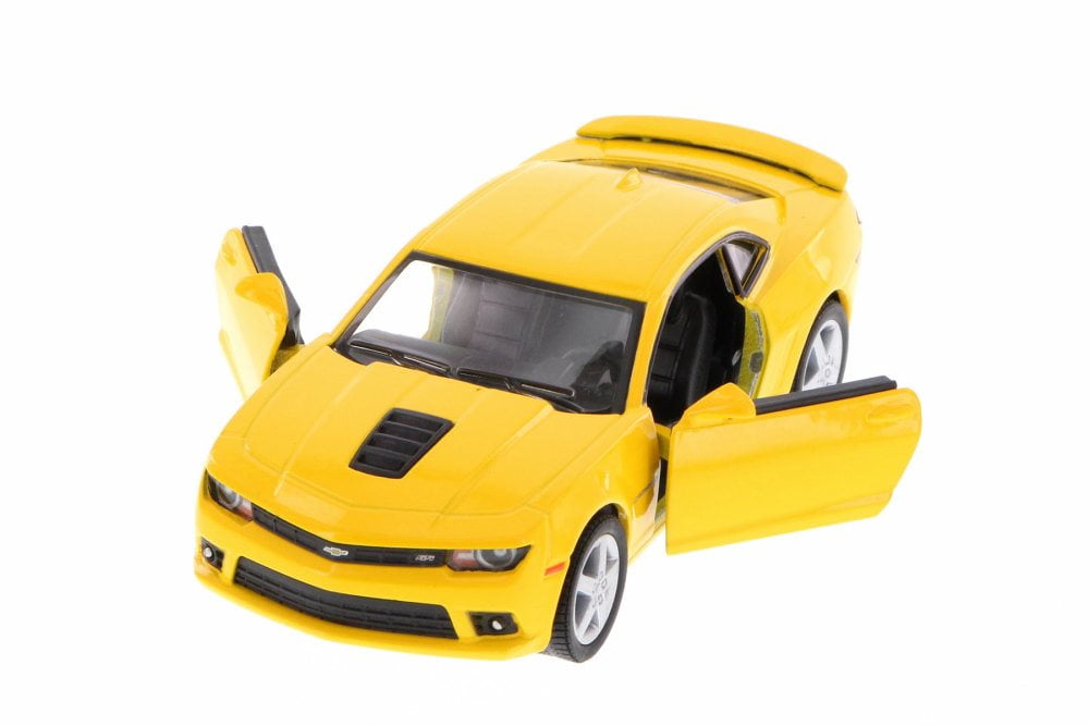 2014 Chevrolet Camaro, Yellow - Kinsmart 5383D - 1/38 Scale Diecast ...