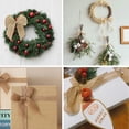3 Rolls of Natural Burlap Fabric Ribbon for Wedding Events Party Gift ...