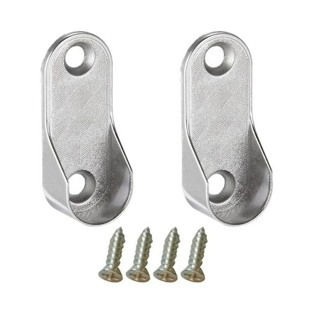 soportes ovalados para extremos de barra de armario, accesorios para ...