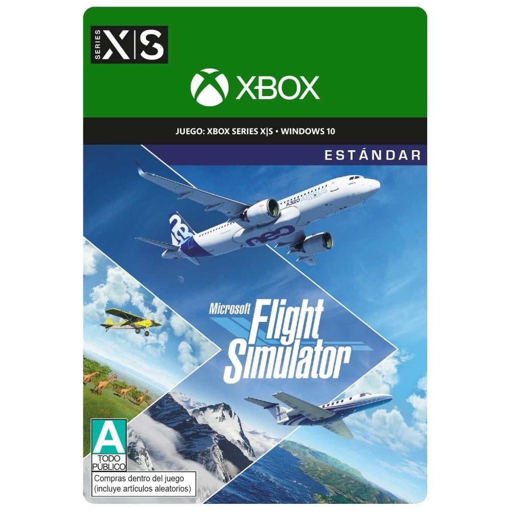 Microsoft Flight Simulator Windows 10 y Xbox Series X I S Código ...