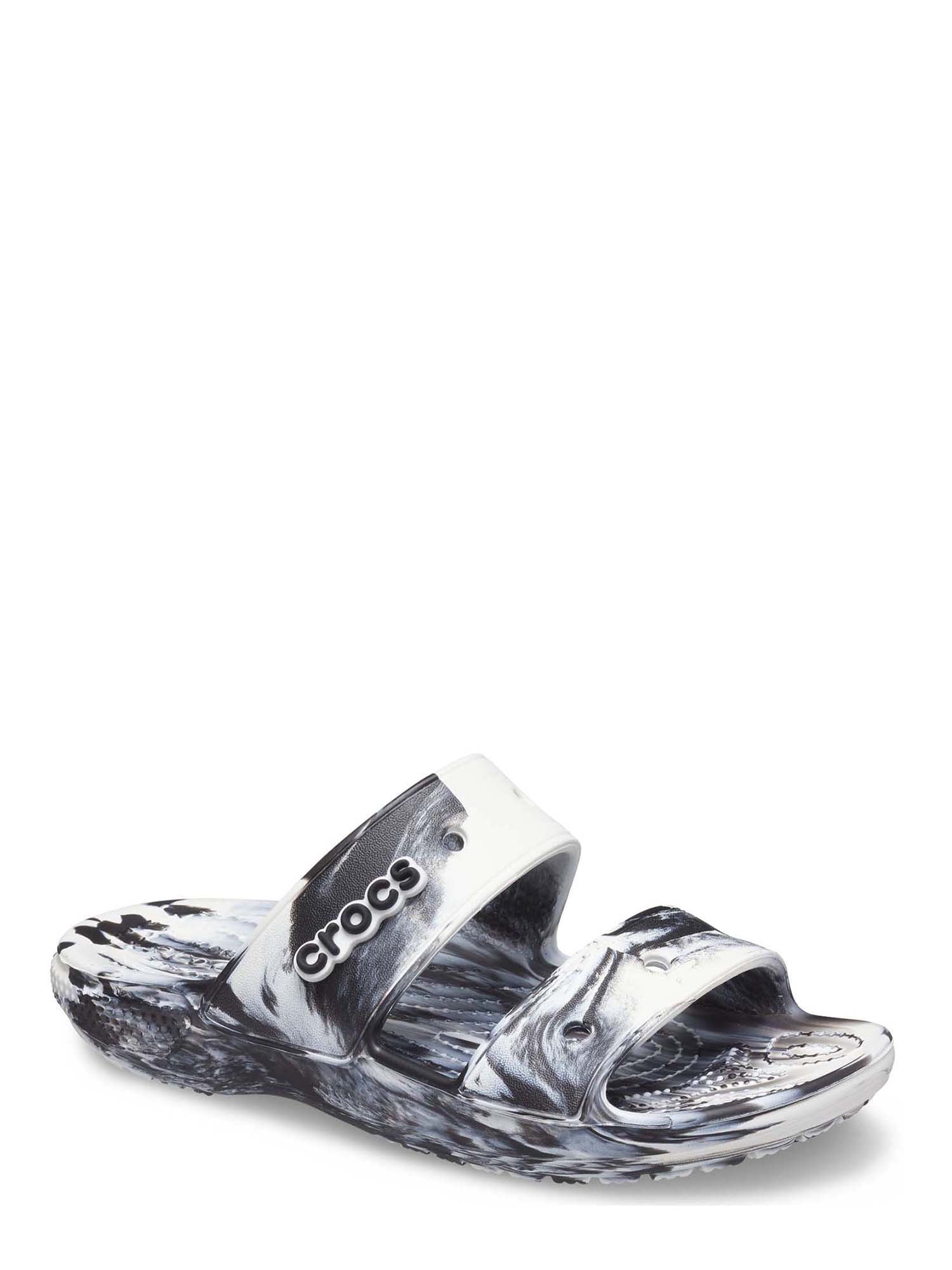 Crocs Unisex Classic Marbled Two-Strap Slide Sandal - Walmart.com