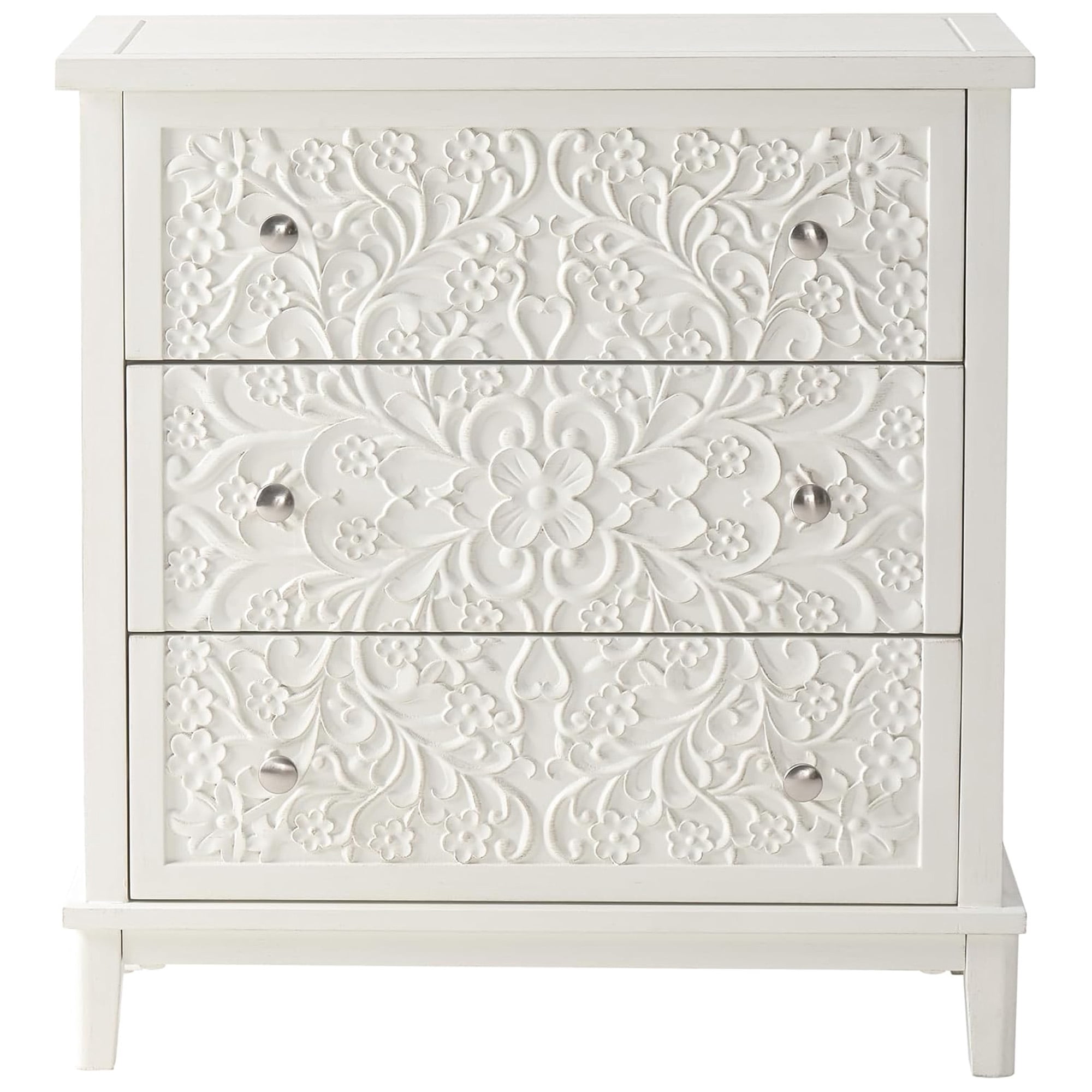 Click here for Cozayh 3-Drawer Flower Motif Dresser For Home & Be... prices