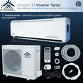 Amvent 18000 BTU Inverter Mini Split Air Conditioner, Cooling Only with ...