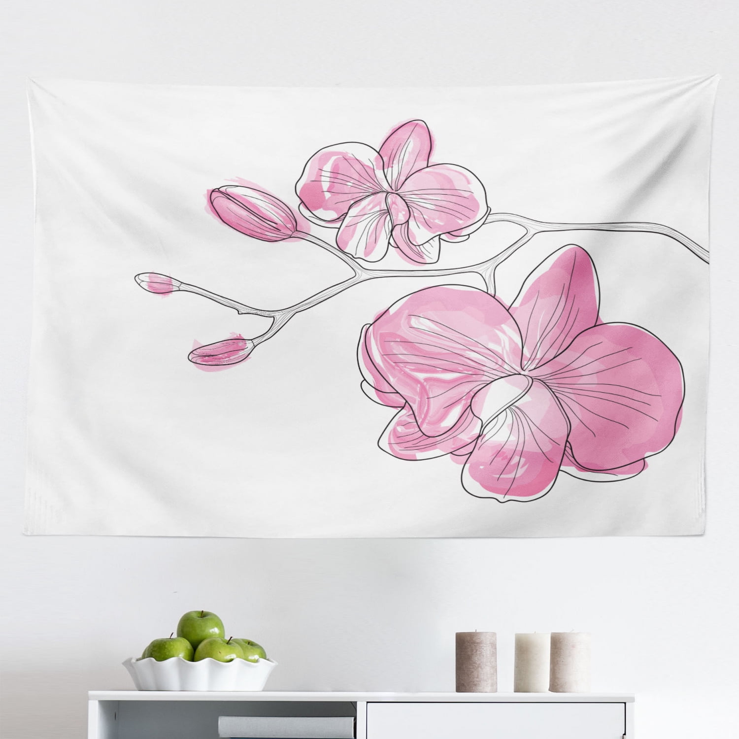 Retro Tapestry, Hand-Drawn Style Abstract Tile Pattern with Repeating ...