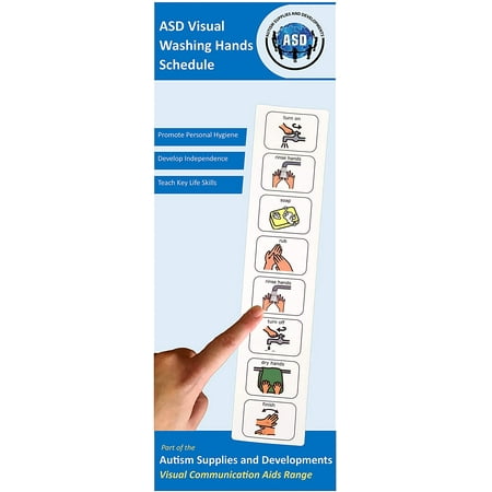 Visual Washing Hands Schedule AAC (Picture Communication Symbols ...