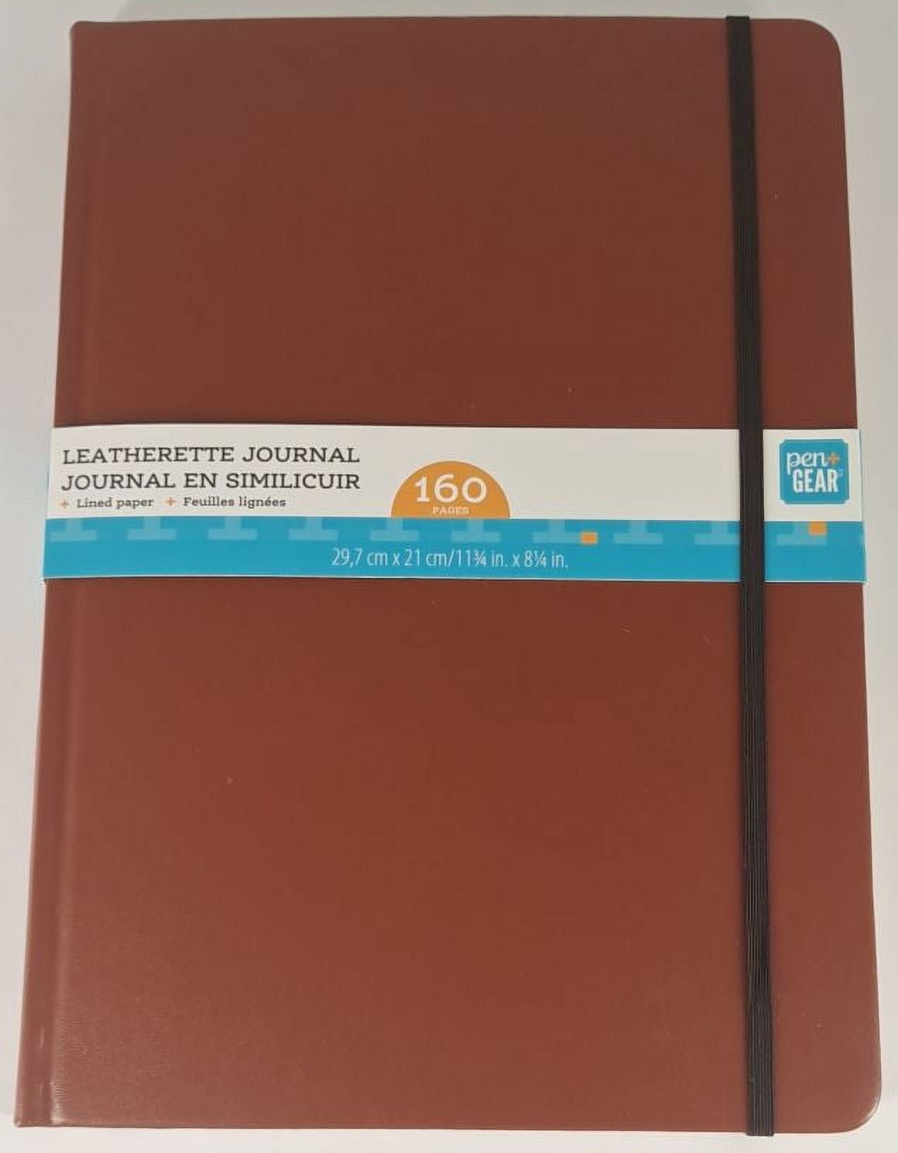 PG LARGE LEATHERETTE JOURNAL, Leatherette Journal80 sheets Lined Pages ...