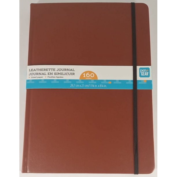 PG LARGE LEATHERETTE JOURNAL, Leatherette Journal80 sheets Lined Pages ...