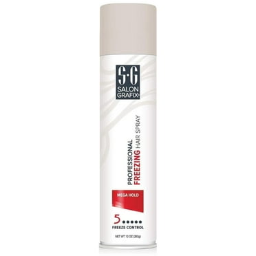 Salon Grafix Professional Freezing Hair Spray, Mega Hold, Non-Stiff ...