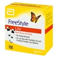 FreeStyle Lite Blood Glucose Test Strips, 100 Ct HSA/FSA Eligible ...