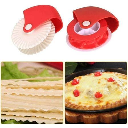 NETSENG Pastry Wheel Decorator and Cutter Beautiful Pie Crust, Plastic ...