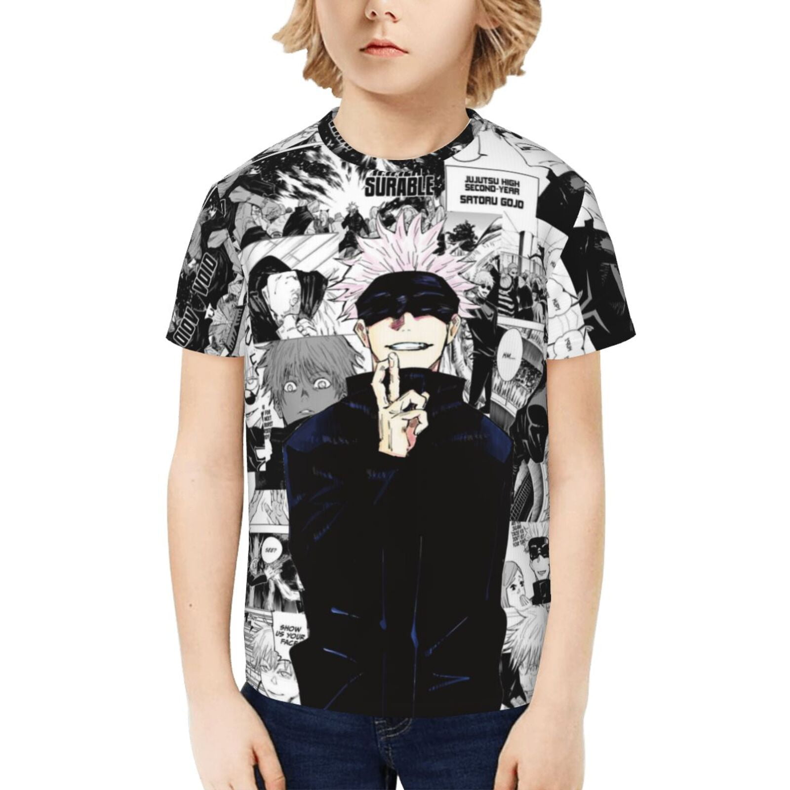 Click here for Jujutsu Kaisen Shirts For Boys 3d Printed Novelty... prices