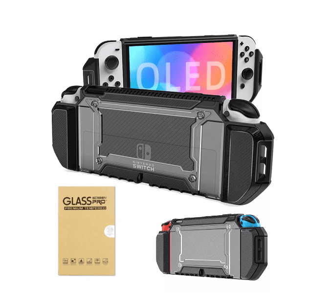 Kit Funda Armour Para Protector Nintendo Switch Oled | Walmart en línea