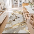 2x6ft Area Rug,Abstract Marble Stone Texture Art Washable Large Rugs ...