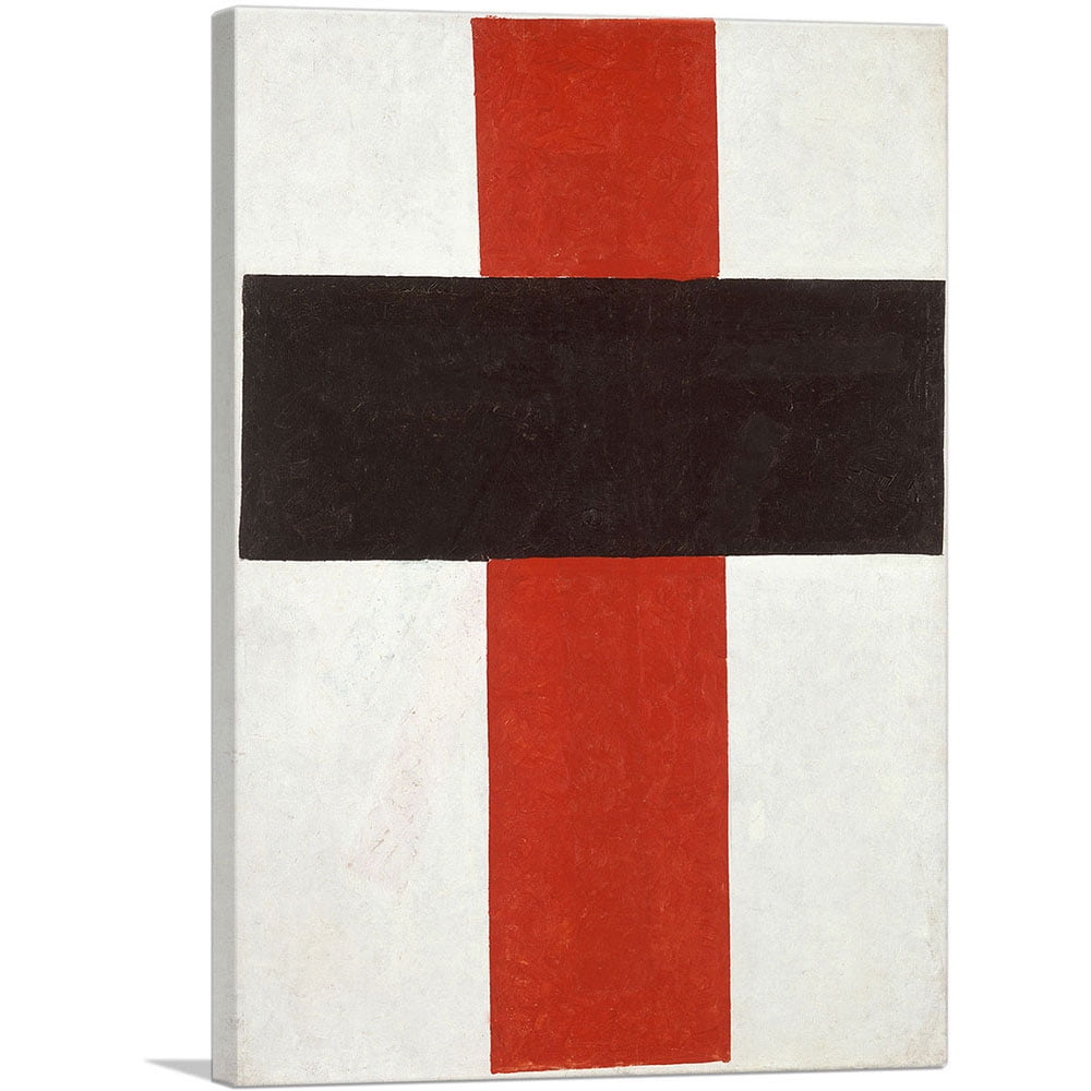 ARTCANVAS Hieratic Suprematist Cross 1921 Canvas Art Print by Kazimir ...
