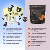 Nutrops by Gruns, Sugar-Free Lions Mane Mushroom Gummies for Adults ...