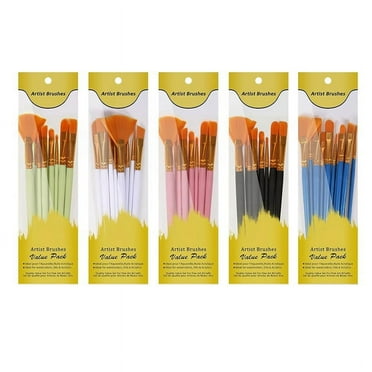 ARTIFY 38 Pieces Paint Brushes, Intermediate Series, Nylon Hairs Art ...