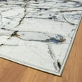 Luxe Weavers Marble Abstract Blue 2x3 Area Rug for Bedroom and Living ...